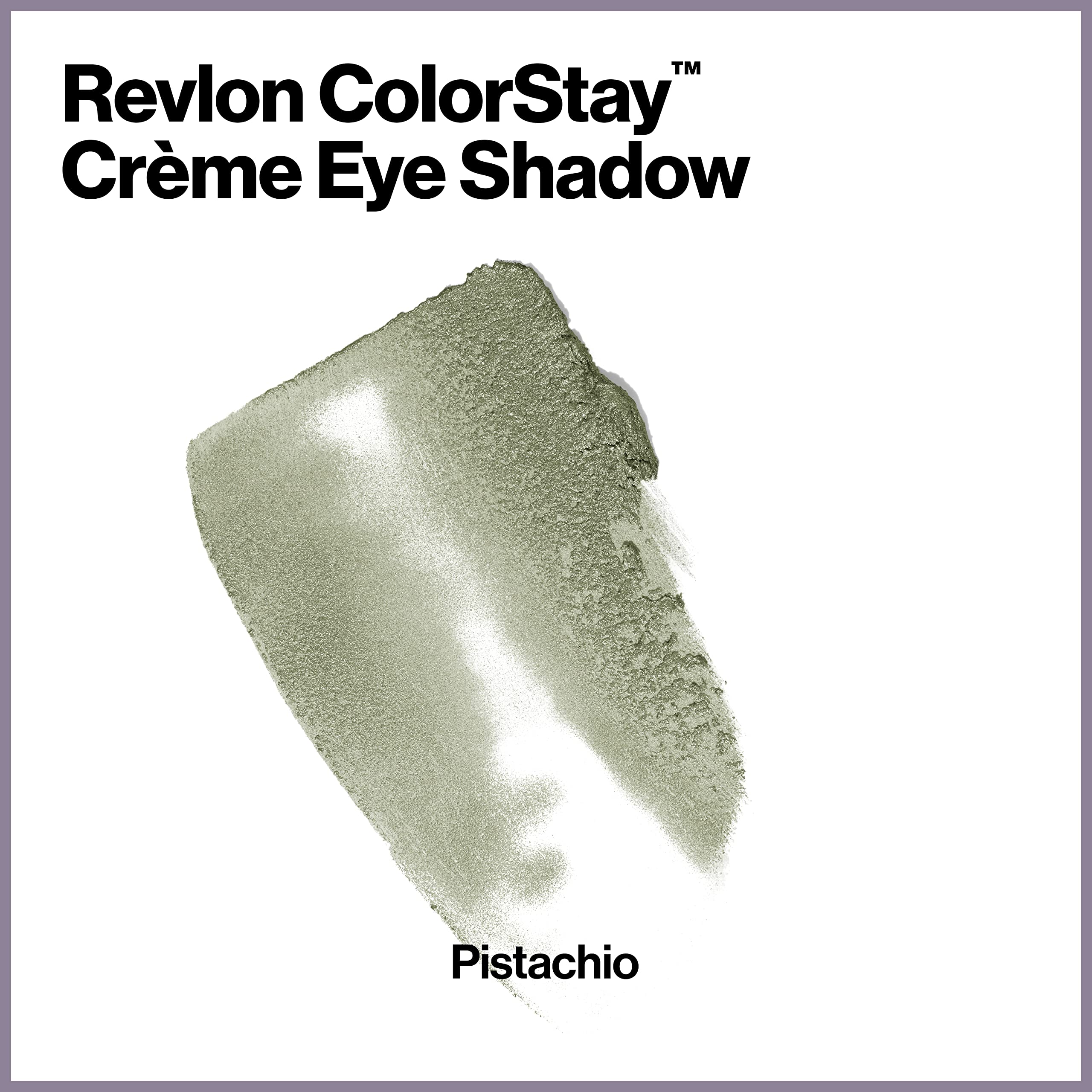 Revlon Colorstay Creme Eye Shadow, Longwear Blendable Matte or Shimmer Eye Makeup with Applicator Brush in Green, Pistachio (735), 0.18 Ounce (Pack of 1)