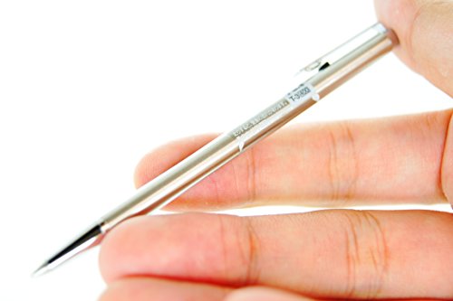 Zebra Techo T-3 Mini Ballpoint Pen for Notebook, 0.7 mm, Black Ink, 3-pack, Sticky Notes Value Set