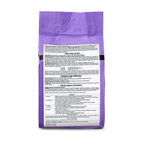 Reefer-Galler Moth-Tek Lavender-Scented Moth Ball Packets - 12 oz - Snowhite Paper Covered Moth Ball Packet for Closets, Drawers, and More
