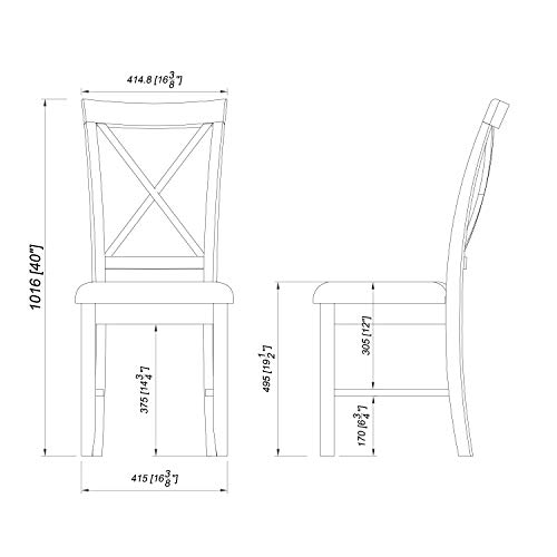 Powell Furniture Jane 5 Piece Dining Set, White