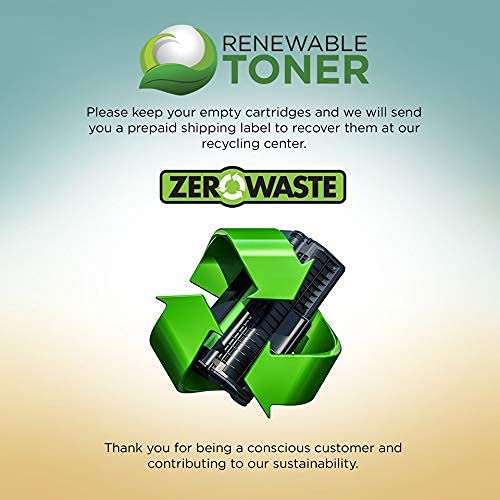 Renewable Toner Compatible MICR Toner Cartridge Replacement for HP 410A CF410A Laser Printers M377 M452 M477