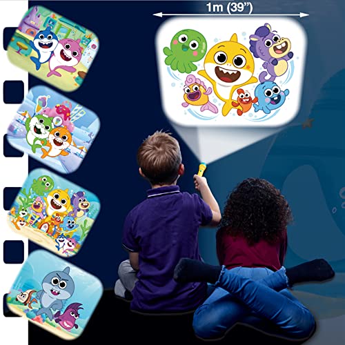 Nickelodeon Baby Sharks Big Show! Torch & Projector, View All Your Favorite Characters, 39" Projections, Kids Ages 3+