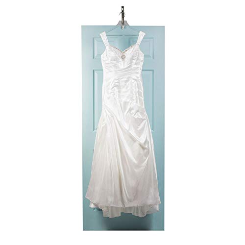 Richards Homewares Elevated Hook for Long Gown and Wedding Dress, Removable and Adjustable Knob for Dual Door Use, Chrome