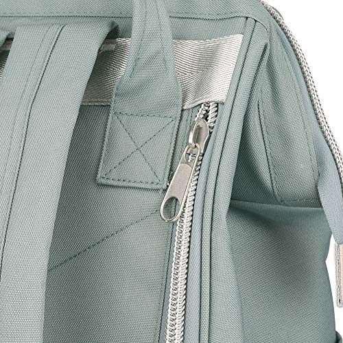 himawari Laptop Backpack for Women&Men Travel Backpack With USB Charging Port Large Business Bag Water Resistant College Bag Computer Bag Doctor Bag(1881-Grey)