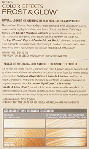 Revlon Permanent Hair Color, Permanent Hair Dye, Color Effects Highlighting Kit, Ammonia Free & Paraben Free, Platinum, 8 Oz, (Pack of 1)