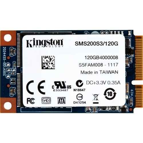 Kingston Ssdnow Ms200 120 Gb Internal Solid State Drive . Mini. Sata . 550 Mbps Maximum Read Transfer Rate . 520 Mbps Maximum Write Transfer Rate "Product Type: Storage Drives/Hard Drives/Solid State Drives"