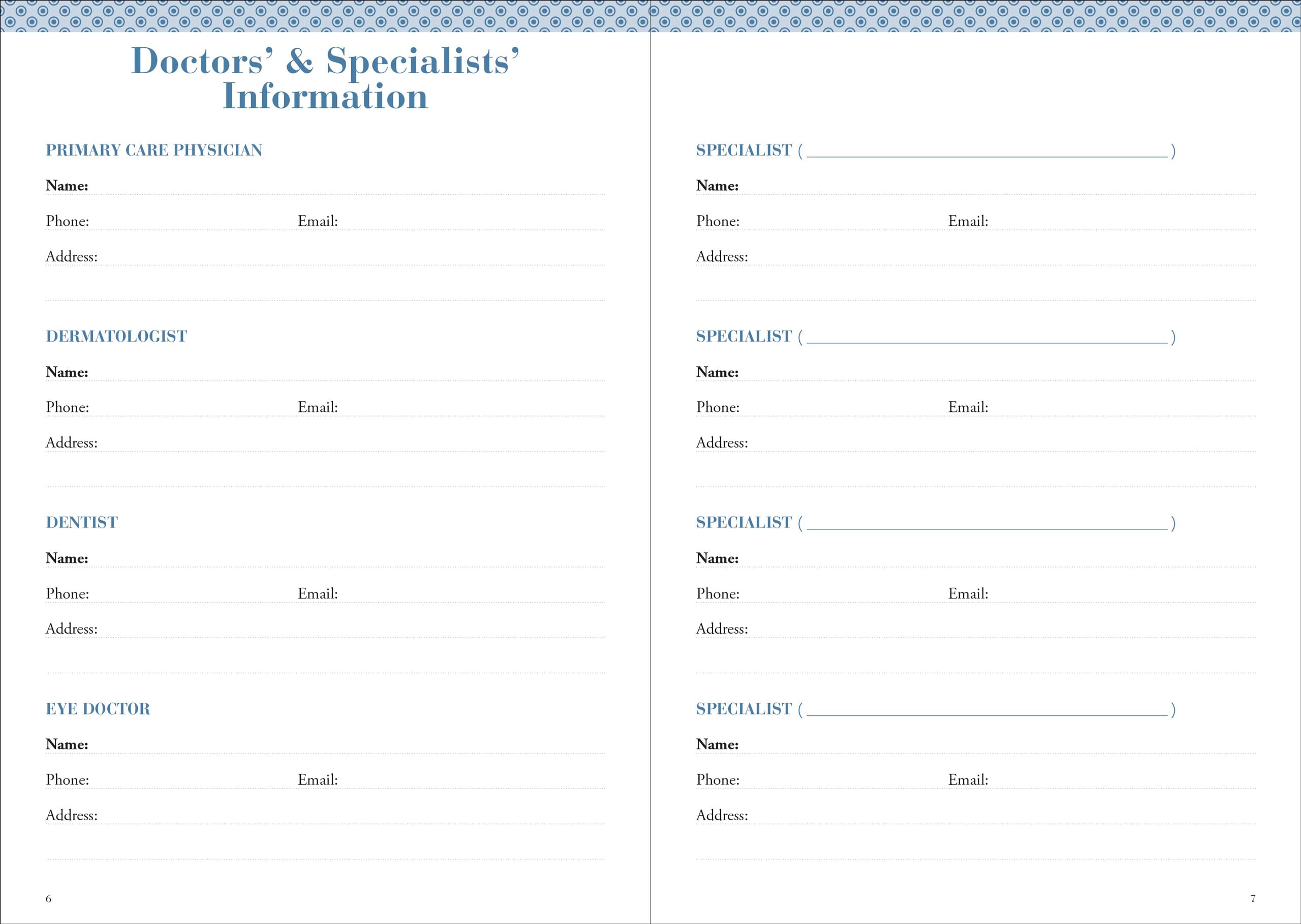 Personal Health Record Keeper and Logbook
