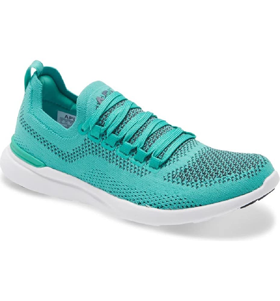 APL: Athletic Propulsion Labs Women's Techloom Breeze Sneaker, Green/Midnight Jungle/White, 6