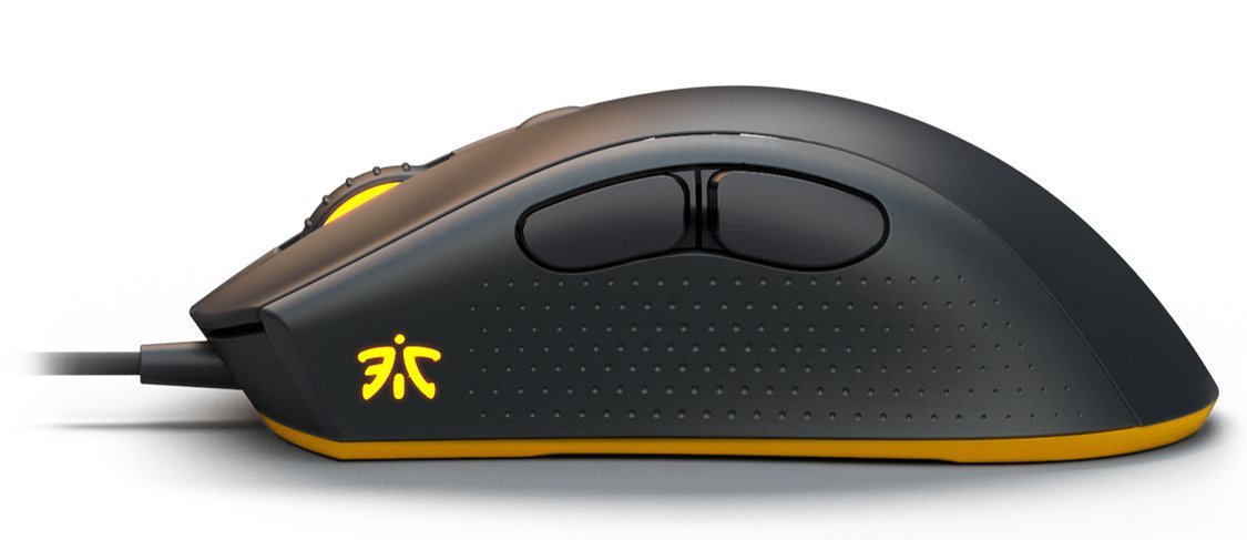 Fnatic Clutch 2 Pro Gaming Esports Mouse (Pixart Optical Sensor with 12,000 CPI, 6 Buttons, Mechanical Mouse Switches, Multi-Color RGB Backlit, Right Handed) – Black