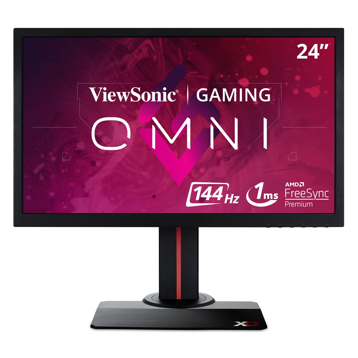 ViewSonic XG2402 24 Inch 1080p 1ms 144Hz Gaming Monitor with FreeSync Premium, Eye Care, Advanced Ergonomics, HDMI and DP for Esports