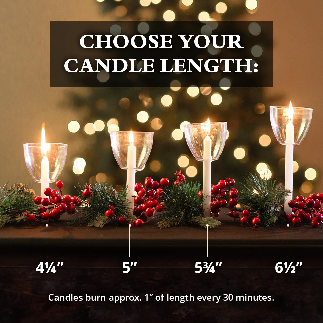Concordia Supply Candles w/Candle Drip Protectors - 5.75" x 1/2" Candles w/Clear Plastic Shield for Wind & Drip Protection, Ideal for Candle Light, Memorial, & Congregational Services (Set of 100)
