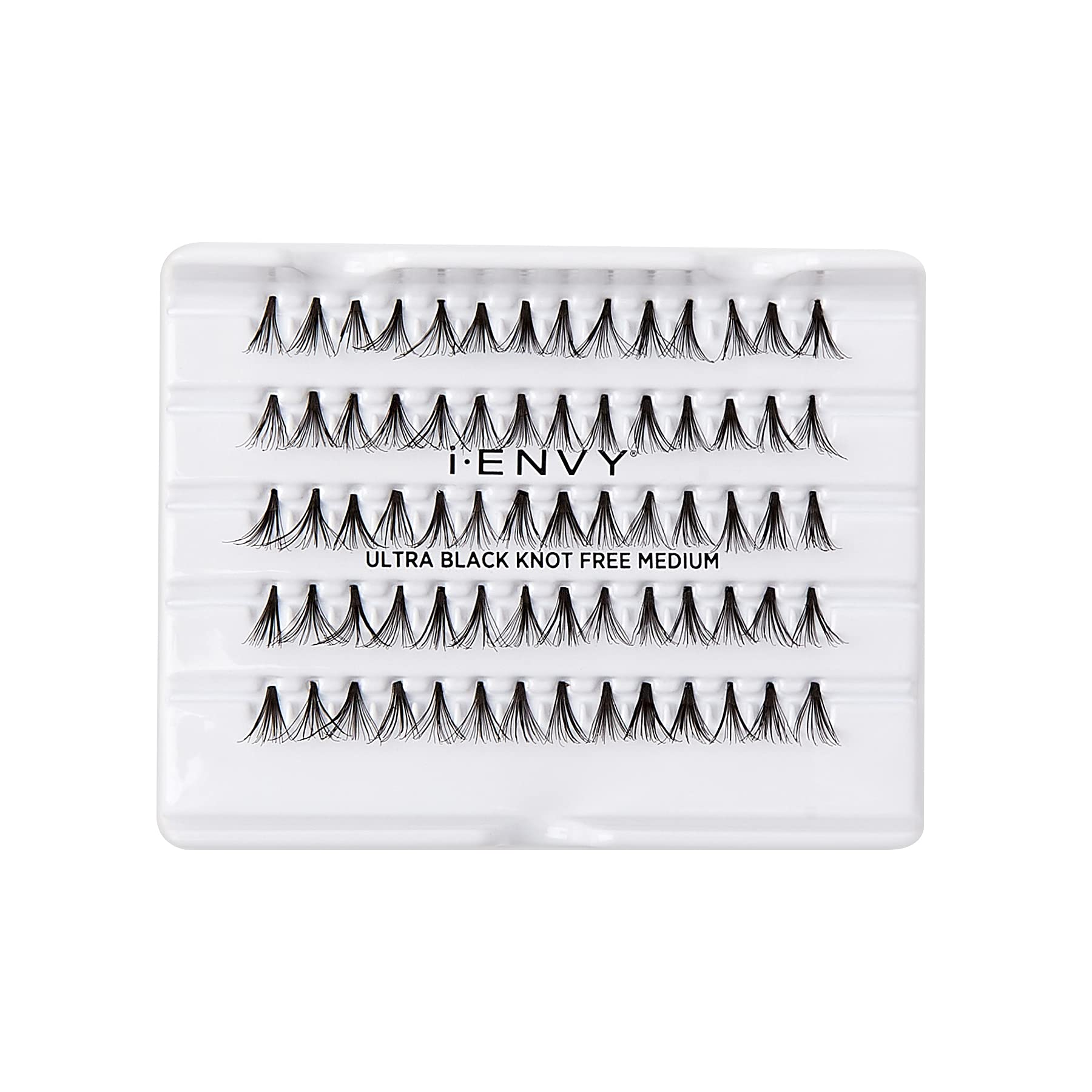 Kiss Envy Knot Free Medium 70 Lashes, Ultra Black