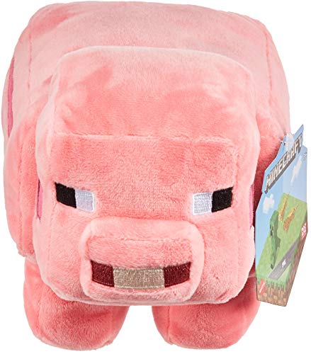 Mattel Minecraft Basic Plush Character Soft Dolls, Video Game-Inspired Collectible Toy Gifts for Kids & Fans Ages 3 Years Old & Up