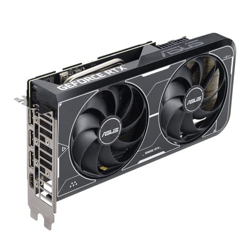 ASUS Dual NVIDIA GeForce RTX 3060 Ti OC Edition Graphics Card (PCIe 4.0, 8GB GDDR6X Memory, HDMI 2.1, DisplayPort 1.4a, 2-Slot Design, Axial-tech Fan Design, 0dB Technology, and More)