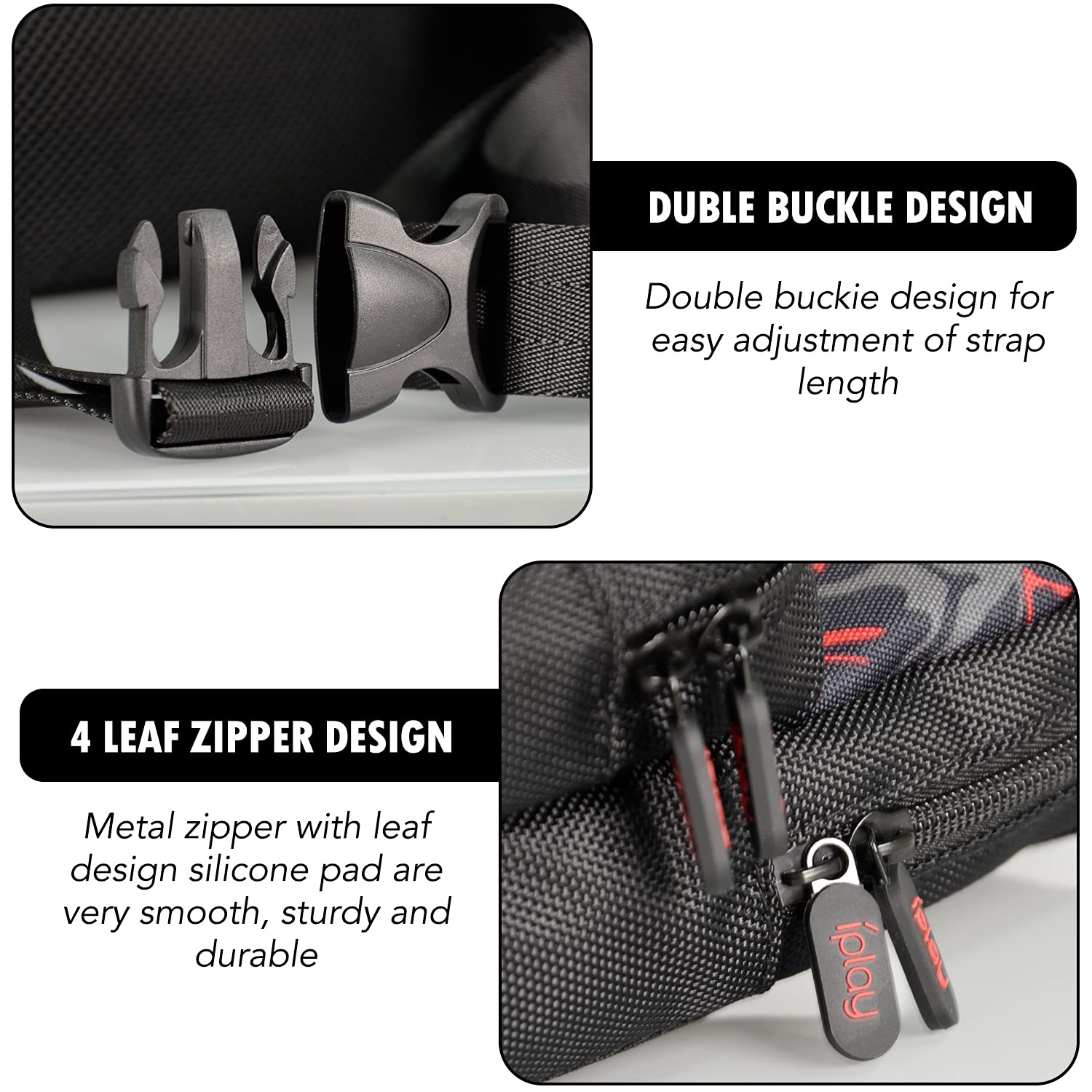 GOLDCHAMP Switch Travel Bag, Portable Nylon Water Resistant Shoulder Bag Storage Backpack, for Nintendo Switch Console/Dock/Switch Accessories, Chest Bag compatible with Nintendo Switch