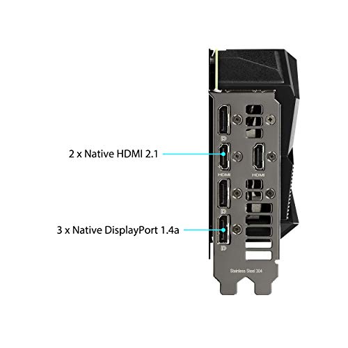 ASUS KO NVIDIA GeForce RTX 3070 V2 OC Edition Gaming Graphics Card (PCIe 4.0, 8GB GDDR6 Memory, LHR, HDMI 2.1, DisplayPort 1.4a, Axial-tech Fan Design, 0dB Technology, Enduring capacitors)