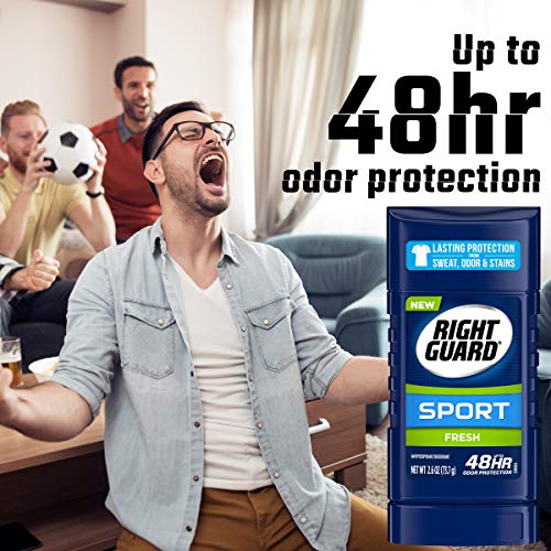 Right Guard Sport Invisible Solid, Fresh, 2.6 Ounce