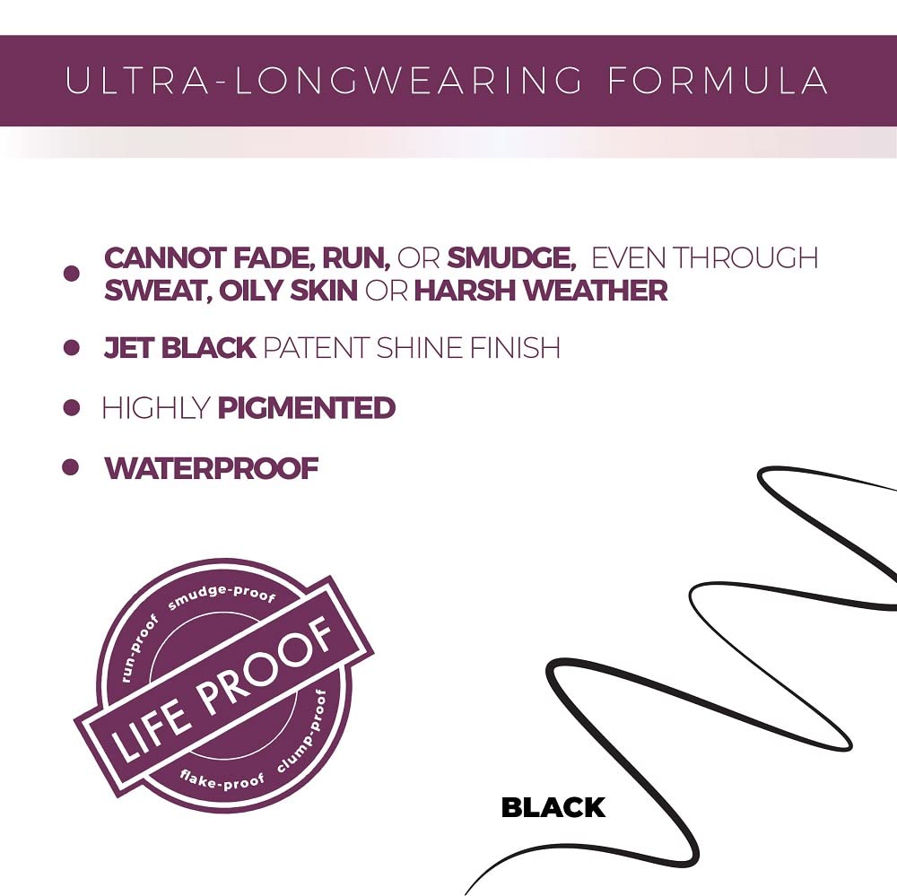 Blinc Micropoint Eyeliner Pen, Liquid Eyeliner Pen with ultra-precise Felt Tip, No-Skip, Ultra-Longwearing Highly-Pigmented Waterproof Eye Liner, Vegan, Gluten-Free and Cruelty-Free, 0.5mL/0.017 Fl Oz