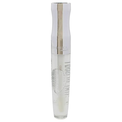 Rimmel Stay Glossy Lip Gloss - Non-Sticky and Lightweight Formula for Lip Color and Shine - 820 Seduce Me, .18oz