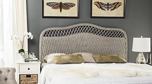 Safavieh Home Collection Sephina Antique Grey Rattan Headboard (Queen)