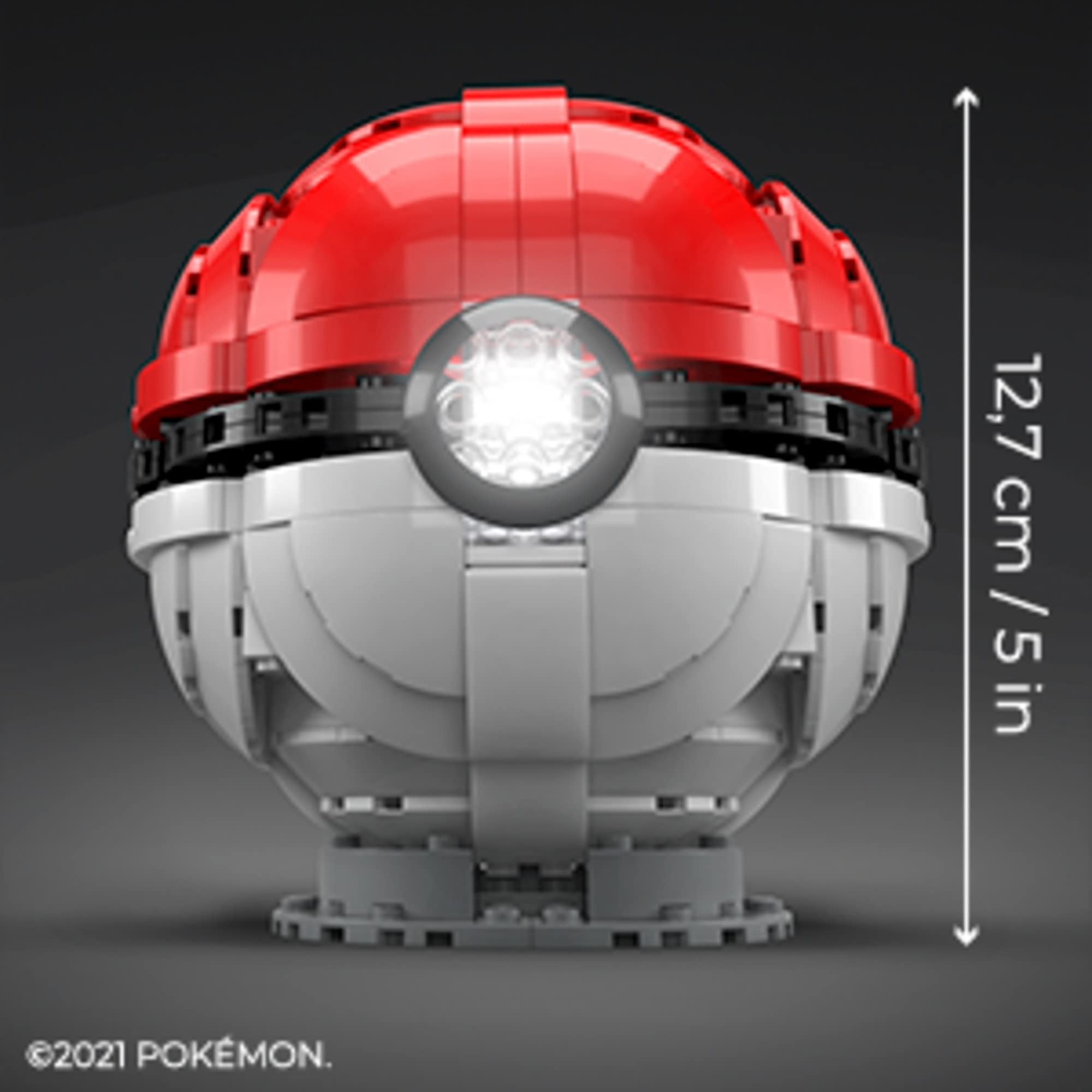 Mega Construx Pokémon Jumbo Poké Ball Construction Set, Building Toys for Kids, 1 piece