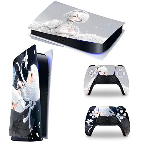 Amazing Girl PS5 Standard Edition Whole Body Vinyl Skin Sticker Decal Cover for PlayStation 5 System Console and Controllers