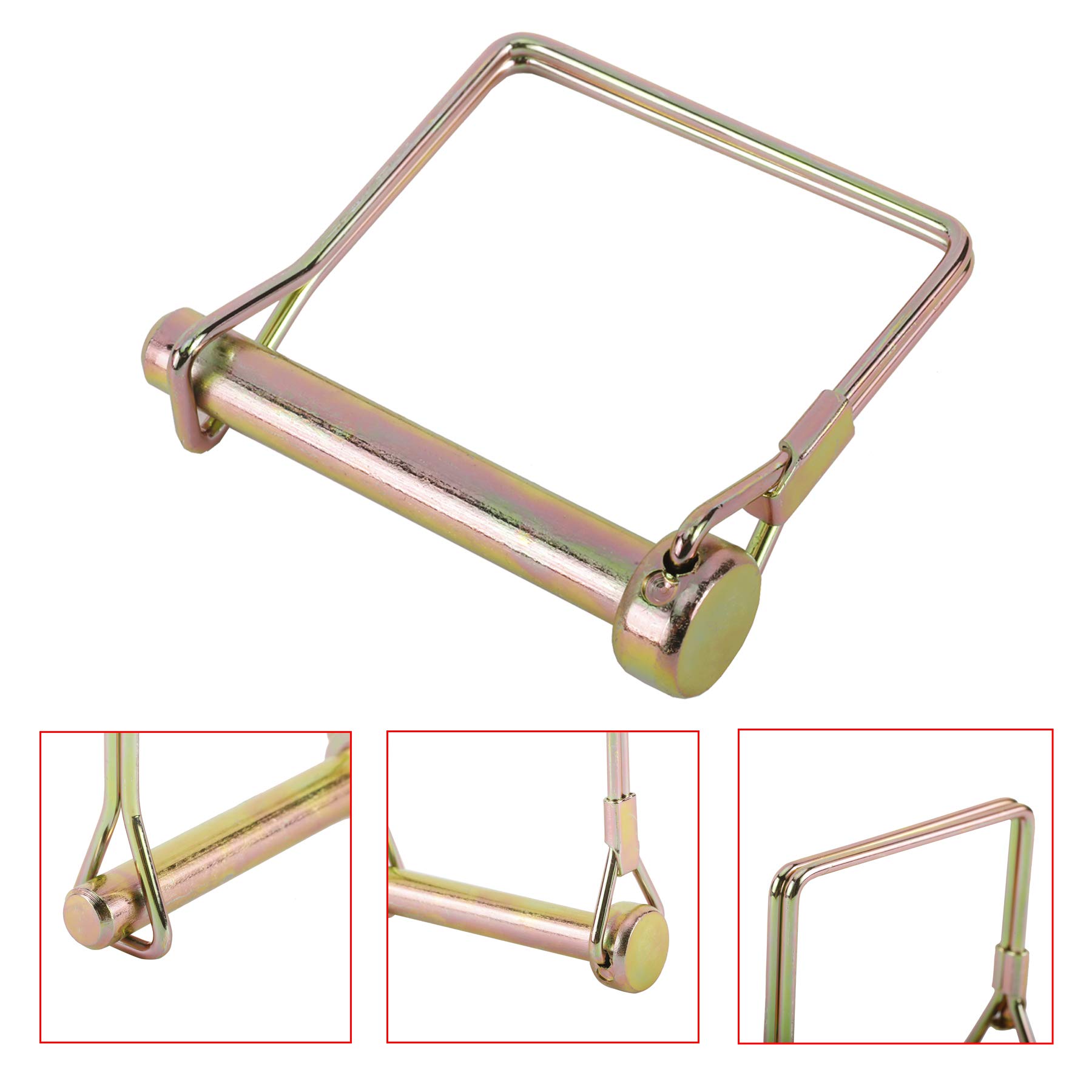 AuInn 5/16 Inch x 2-1/4 Inch Shaft Locking Pin Wire Lock Pin Tractor Hitch Pin (30)