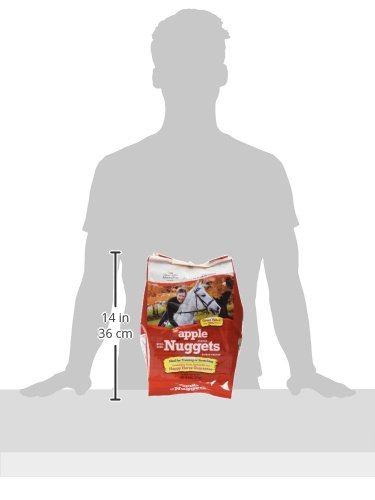 Manna Pro Bite-Size Nuggets for Horses β Horse Training Treats β Apple Flavored Treats β 4 pounds