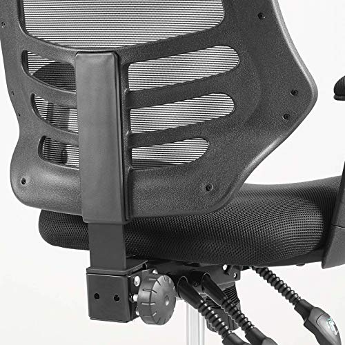 Modway Calibrate Mesh Drafting - Reception Desk Chair - Tall Office Chair in Black
