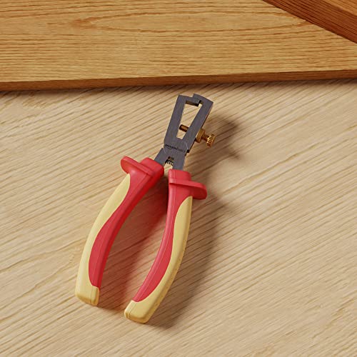 Amazon Basics 1000 Volt VDE Insulated End Wire Stripping Pliers, 6-inch