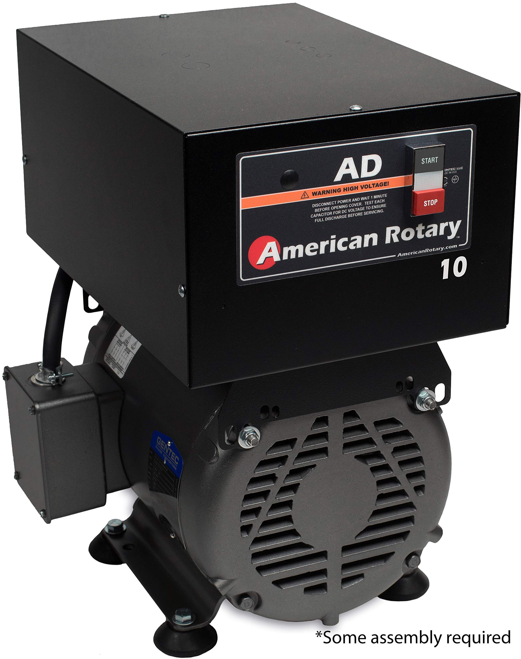 Rotary Phase Converter AD10F - Floor Unit 10HP Digital Controls Heavy Duty HD CNC| Can Start up to a 5Hp / 14 Amp 208-240v Load