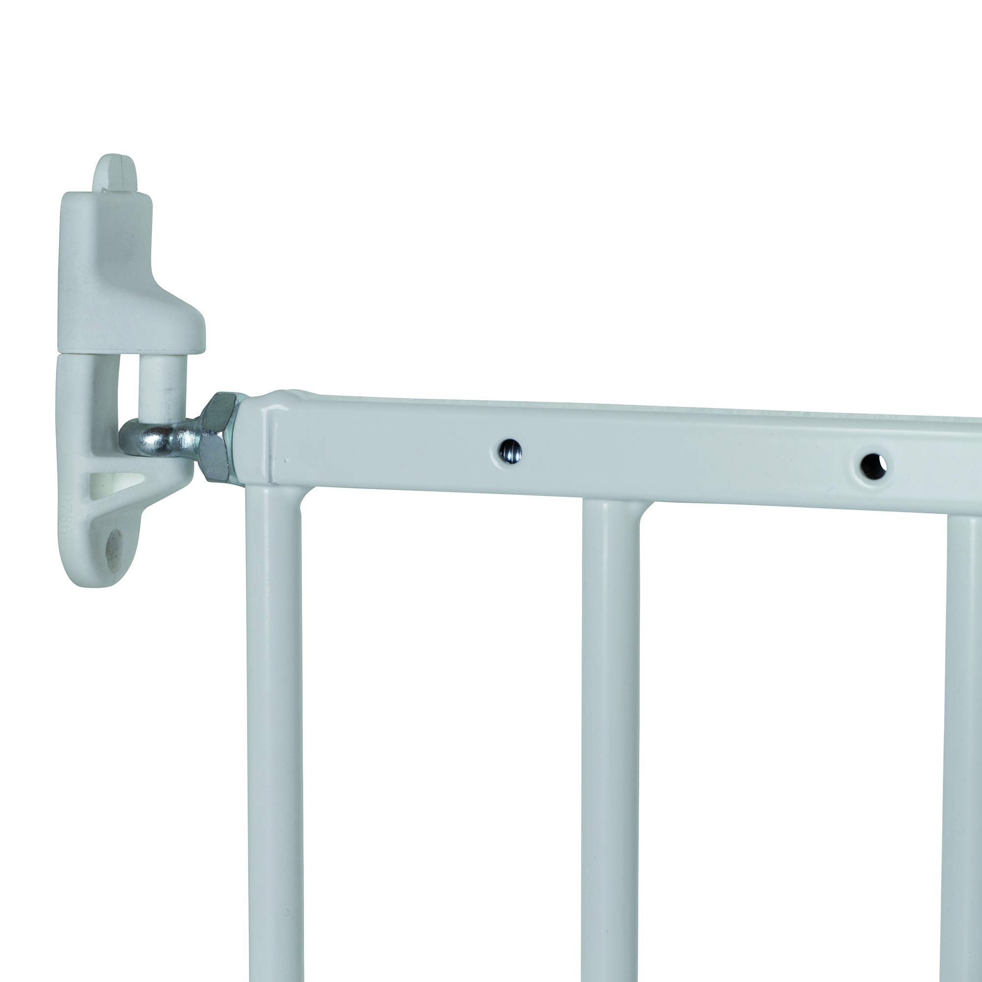 BabyDan MultiDan Wall Mount 24.6-42 Inch Doorway Safety Baby Metal Gate, White (2 Pack)