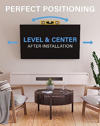 SANUS Advanced Tilt Premium Universal TV Wall Mount for 46β to 90β Flat-Panel TVs - Low Profile, Smooth Extension & Easy to Install - Model VLT6-B1
