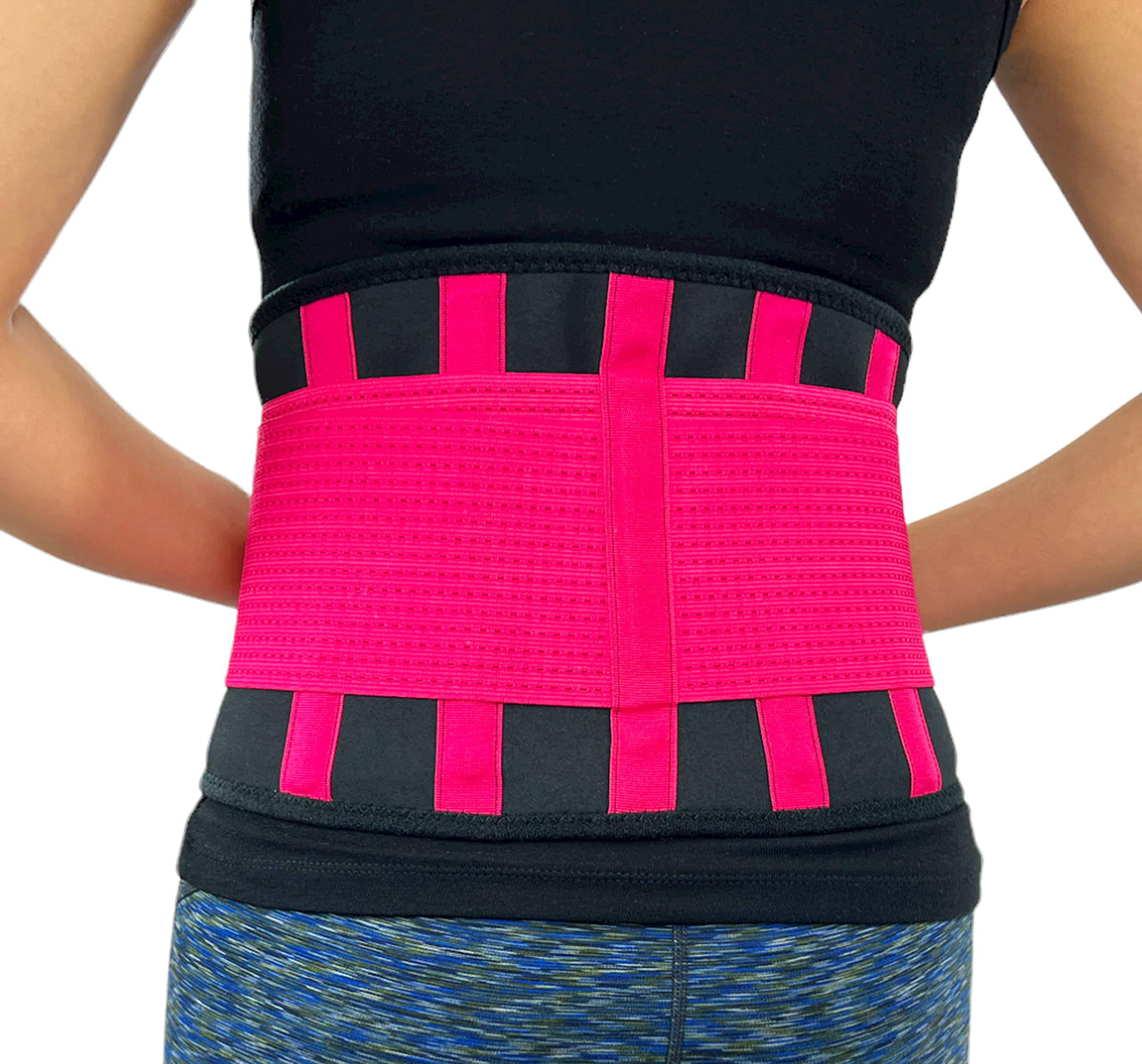 Back Brace for Men and Women - Back Belt for Lower Back Pain Relief and Support for Sciatica, Herniated Disc, Scoliosis, Heavy Lifting, Sports, Work with Dual Adjustable Straps