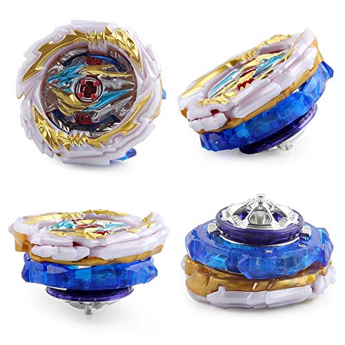 HUXICUI 4 Pieces BEY Burst Blade Battle Latest Set, Burst Battling Tops, Kids Boys Birthday Christmas Party Gift Idea