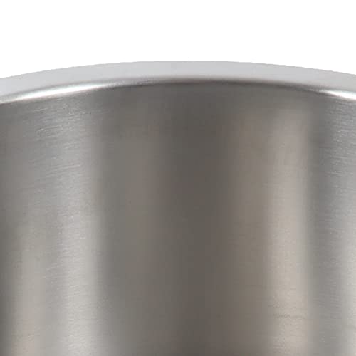 Hyuduo Kitchen Wash Basin, Mini Round Kitchen Sink Stainless Steel Bar Round Basin with Drainpipe Fitting 30cm Diameter Stainless Steel