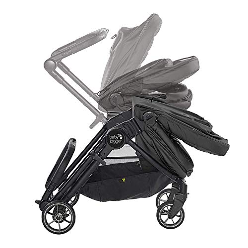 Baby Jogger City Tour LUX Stroller | Compact Travel Stroller | Lightweight Baby Stroller with Backpack-Style Carry Bag, Perfect for Travel, Granite