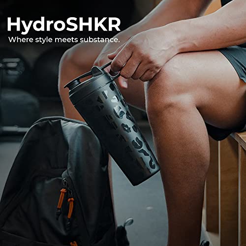 HydroJug Shaker Cup 24oz - Perfect For Protein Shakes, Pre-Workout Drinks, Iced Coffee - Easy Blending, Double Insulated, Cup Holder Compatible, BPA Free - Keeps Temp For Hours