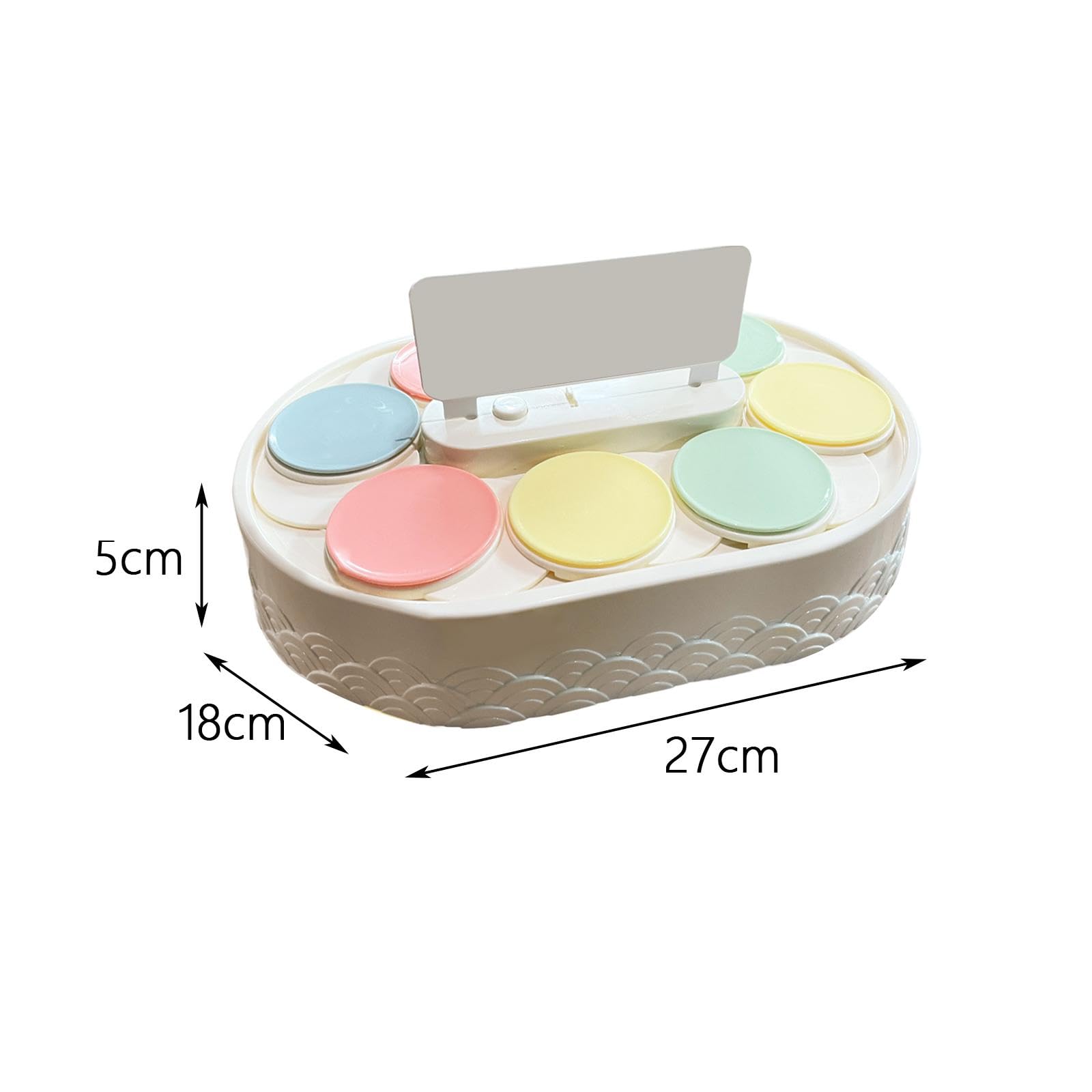 Automatic Rotating Table Display Stand Swing Tray Turntable, for Displaying Cupcakes, Desserts, Sushi, Jewelry