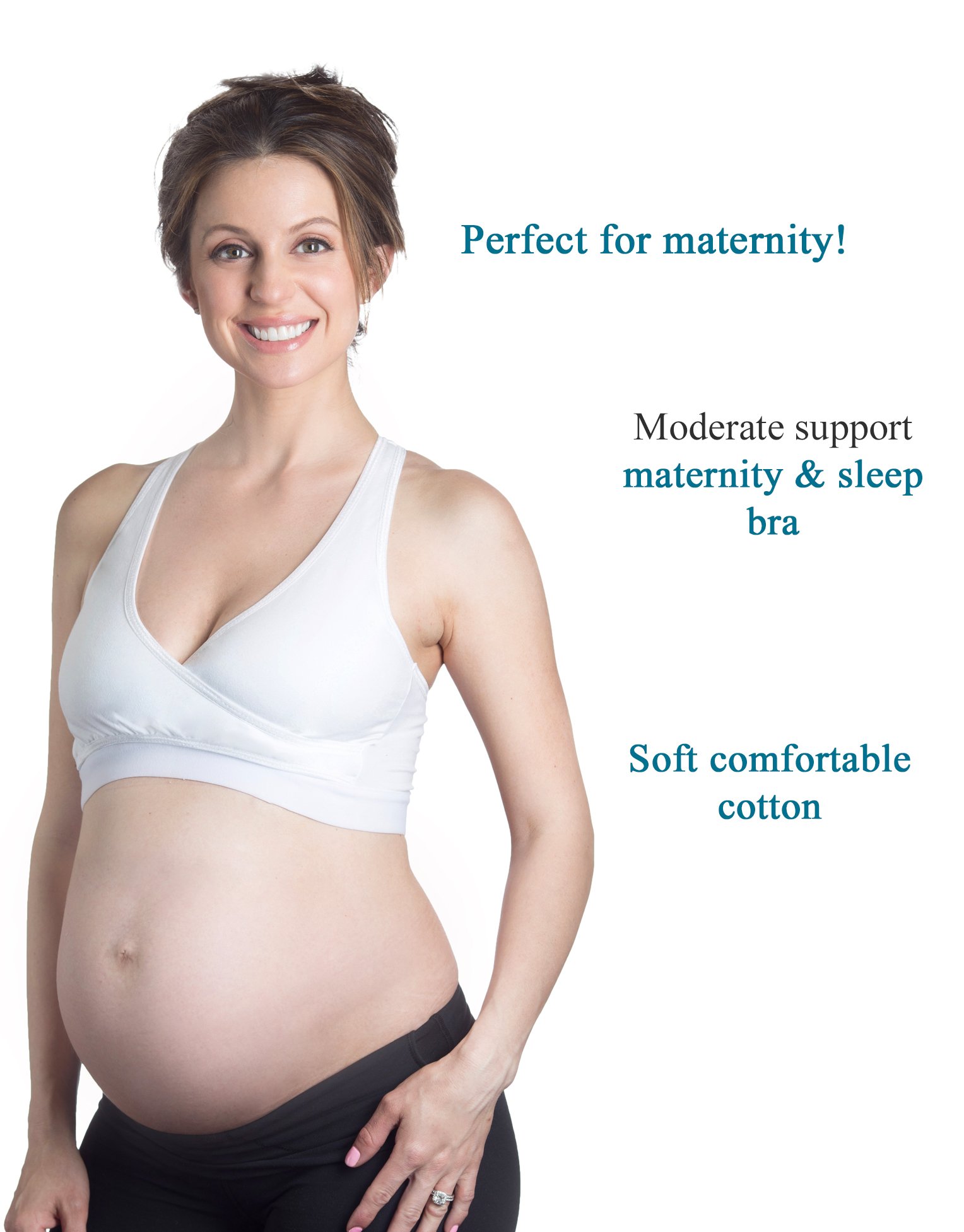 Rumina Racerback Hands Free Pump&Nurse Nursing Bra for Pumping. Perfect for Breastfeeding Pumps by Spectra, Medela, Lansinoh, etc., Black XL
