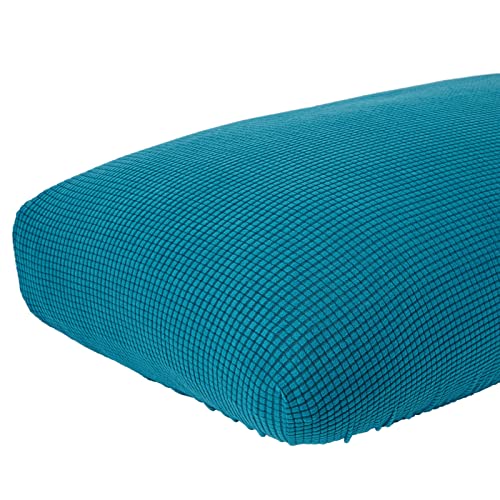 Juvale 2 Pack Stretch Outdoor Cushion Covers for Patio Furniture and Sofas, Reversible (Medium, Teal)