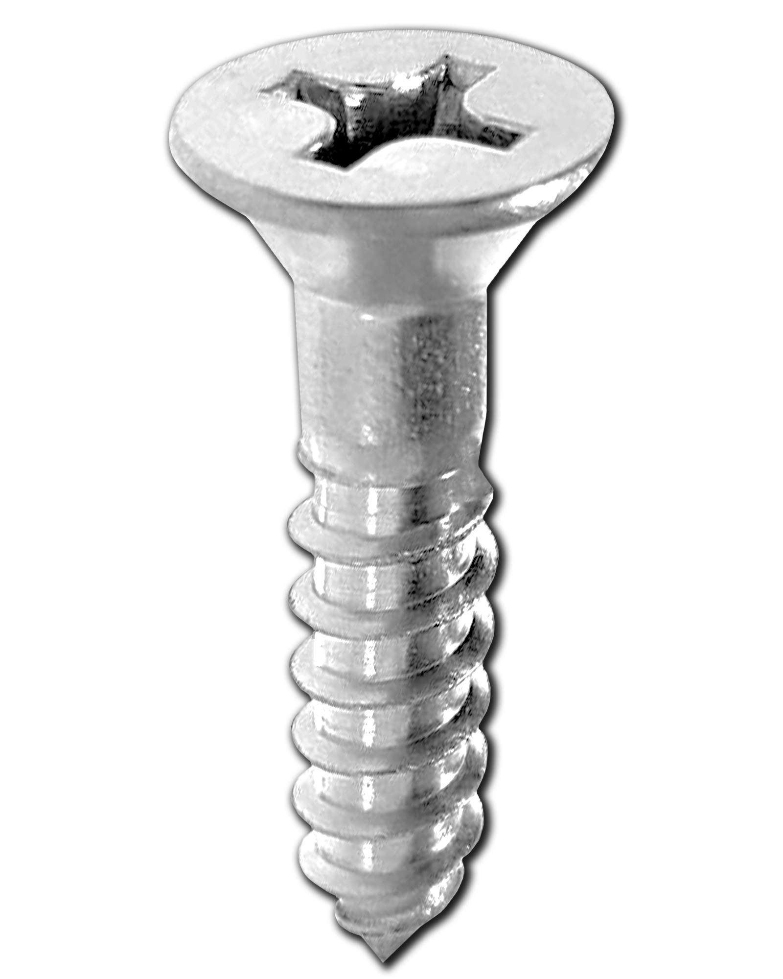 Wood Screws Stainless Steel Screws Flat Head Screw Set Woodworking Clamps Pocket Hole Screws Deck Screws Wood Door Small Screws Cabinet Screws #6 x 1-1/2" (25 Pcs) Super-Deals-Shop