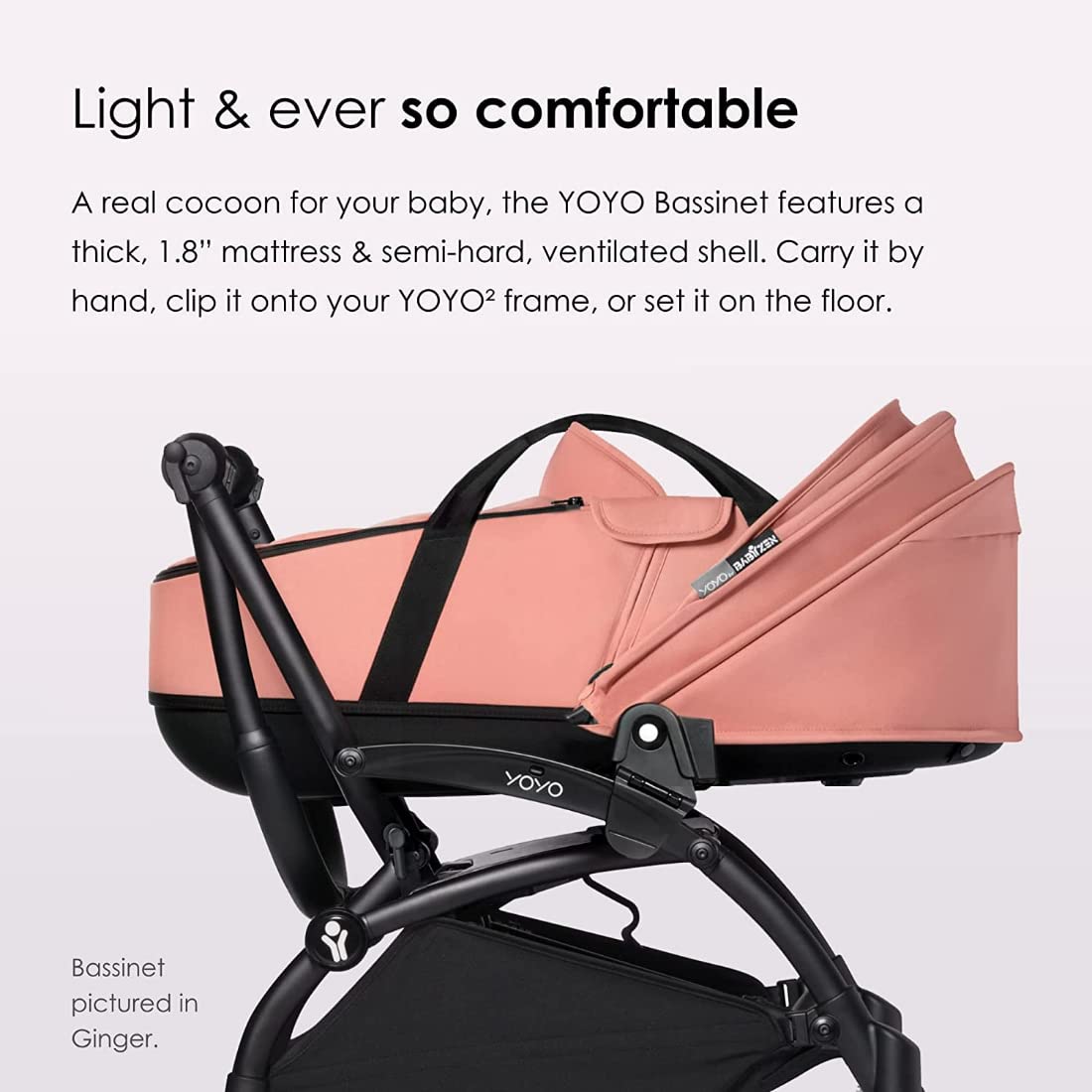 Babyzen - YOYO2 Stroller & Bassinet Combination - Black Frame - Air France Navy