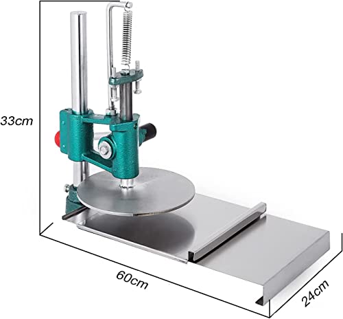 HACSYP Pizza Dough Press Machine, Household Pizza Pastry Press Maker, Stainless Steel Dough Roller Dough Sheeter Pasta, Sheeting Bread Molder Pie Crust