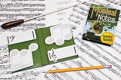 Musical Notes - Sheet Music Themed Sticky Notes Booklet