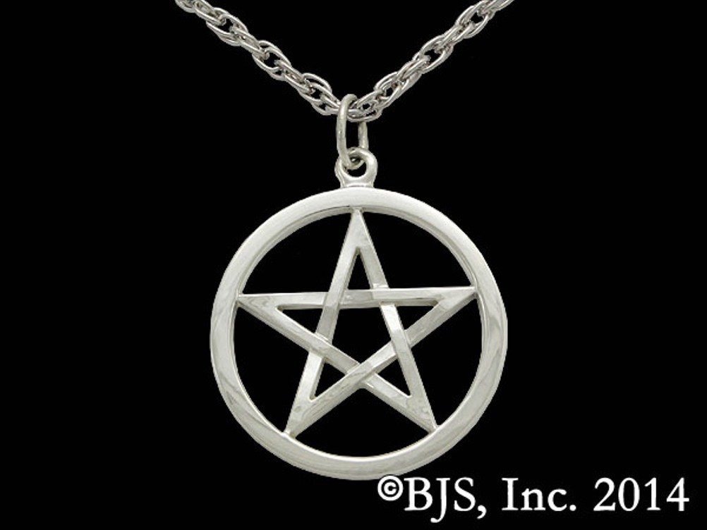 Badali Jewelry Officially Licensed Harry Dresden's Pentacle Necklace, Jim Butcher's Dresden Files directly from in WHITE BRONZE