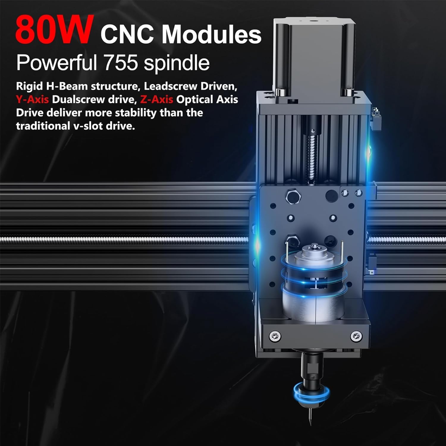 CNC Router Machine, 3-Axis All-Metal CNC Machine TTC450 Working Area 18.1 x 18.1 x 3.1inch for Engraving, Cutting MDF, Acrylic, Solid Wood, Nylon, PCB, Carbon Fiberboard, etc