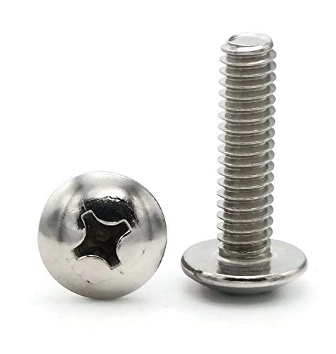 Phillips Truss Head Machine Screw 18-8 Stainless Steel - #10-32 x 3/4" Qty-100