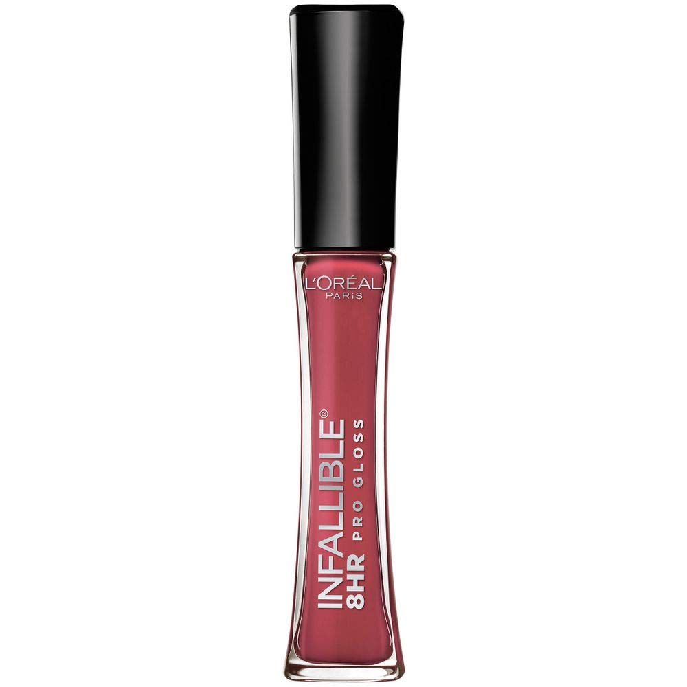 L'Orรฉal Paris Makeup Infallible 8 Hour Hydrating Lip Gloss, Bloom, 0.21 Fl Oz