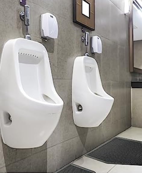 Urinal Mats for Men(6 Pack)High-Tech Bamboo Charcoal Absorbs Odor, Non-Slip Deodorization, Gray Floor Water Absorption, Urine Mats for Restrooms & Bathrooms, Mens Urinal